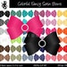 Digital Clipart-Satin Bows-Fancy-Colorful-Pearls-Clipart