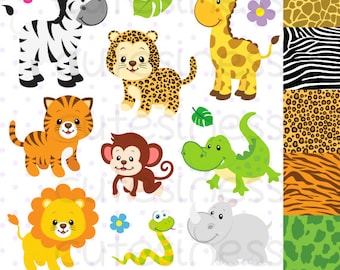 Baby Animals Clipart Baby Love Clipart Dad and Baby / Mom