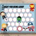 Reward Chart Super Hero Reward Chart Printable Instant