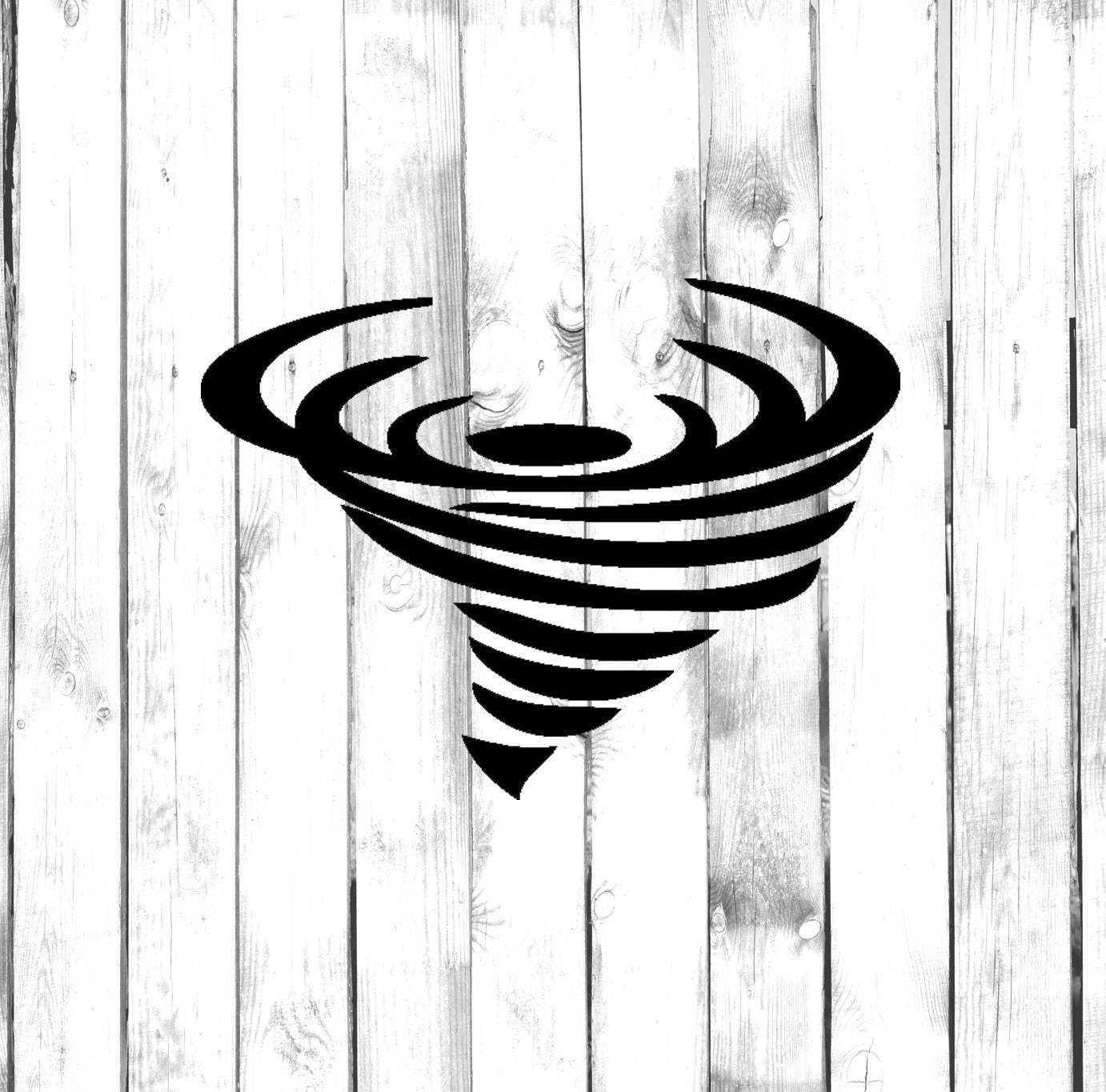 Tornado Cyclone Hurricane Silhouette