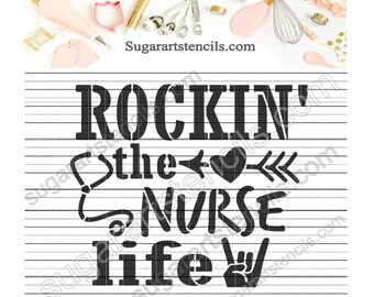 Nurse stencil | Etsy