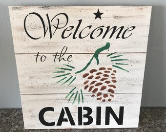 Welcome to the cabin | Etsy
