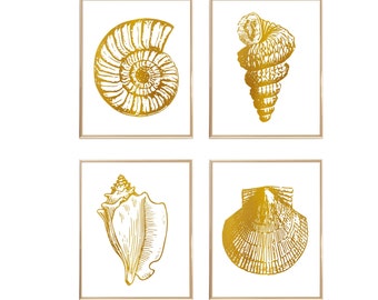 Sea shell art | Etsy