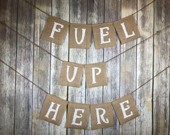 Fuel up sign | Etsy