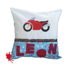 Motorcycle pillow | Etsy