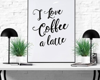 Latte quotes | Etsy