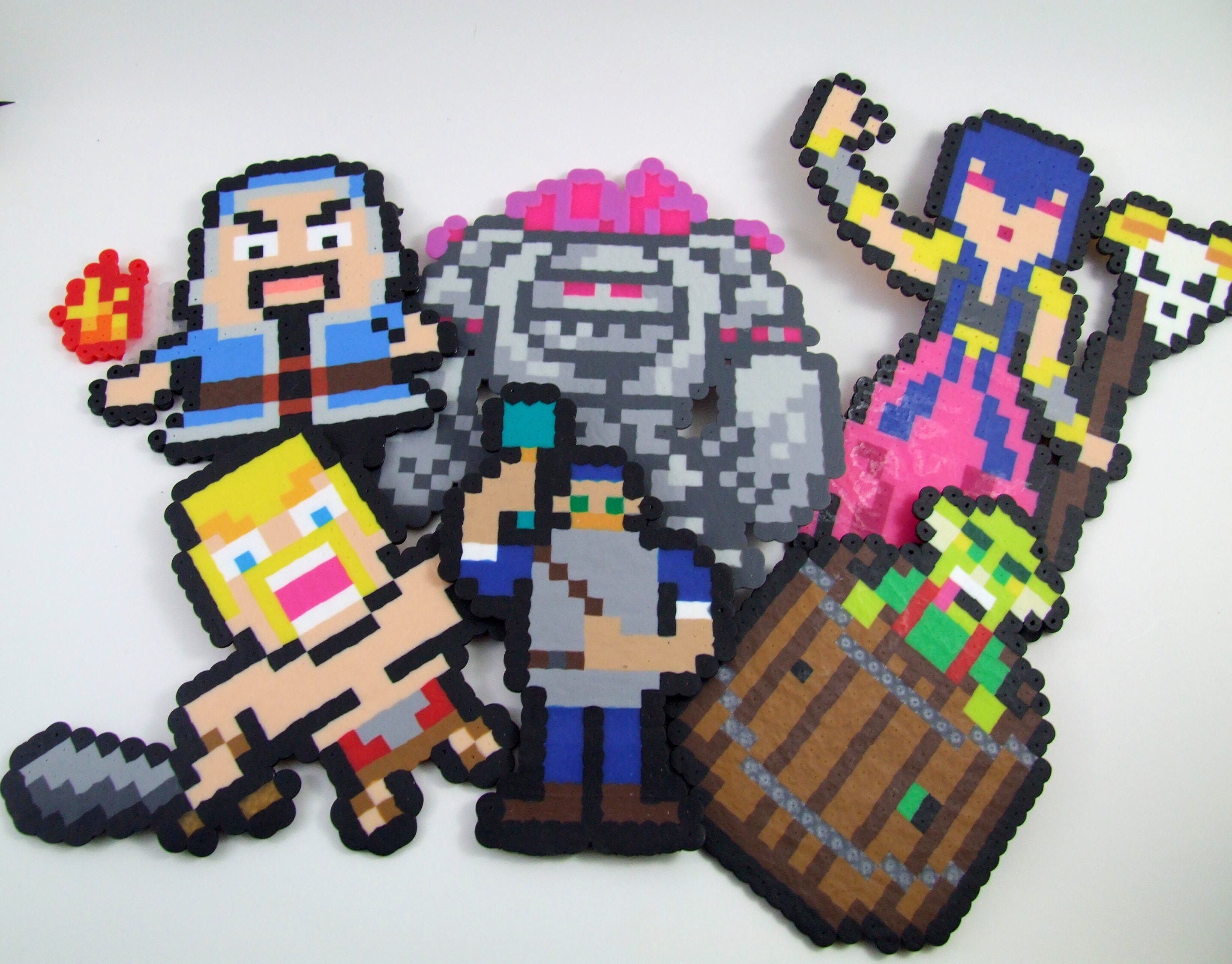 Clash Pixel Art Bead Sprites
