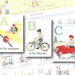 Digital ABC flashcards / alphabet flash cards/ 5 by