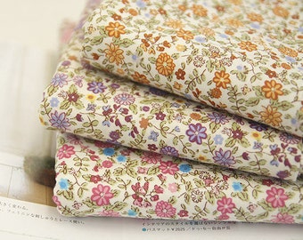 Pastel Cotton Fabric Flowers or Solid By the Yard 56357