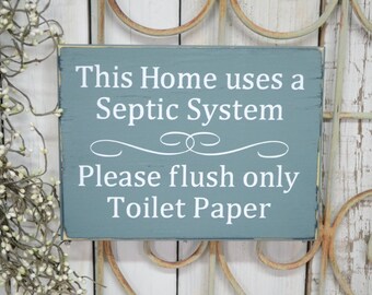 SVG Bathroom Sign Sensitive Plumbing Do Not Flush bathroom