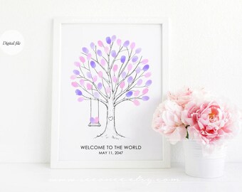 Fingerprint tree | Etsy