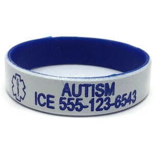 Autism id bracelet | Etsy