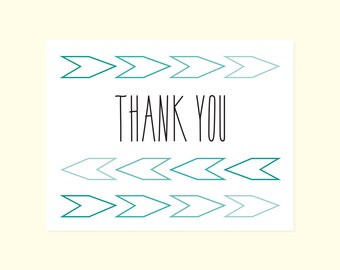 Arrows thank you | Etsy