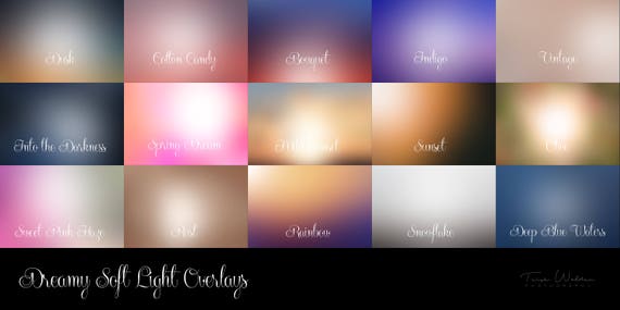 Dreamy Soft Light Overlays