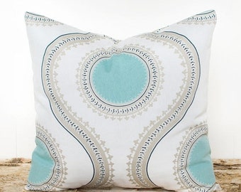 Teal pillow cover | Etsy