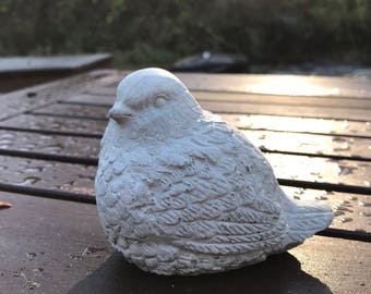 Concrete Bird Statue Fat Bird Garden Sculpture