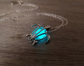 Glow in the Dark Fairy Necklace Glowing Tinkerbell Necklace