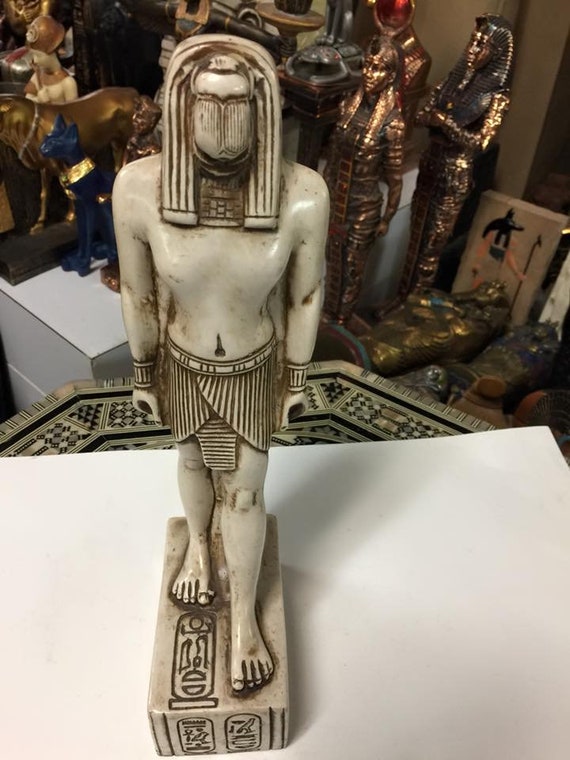 Unique Egyptian God Khepri Hand Carved Made in Egypt