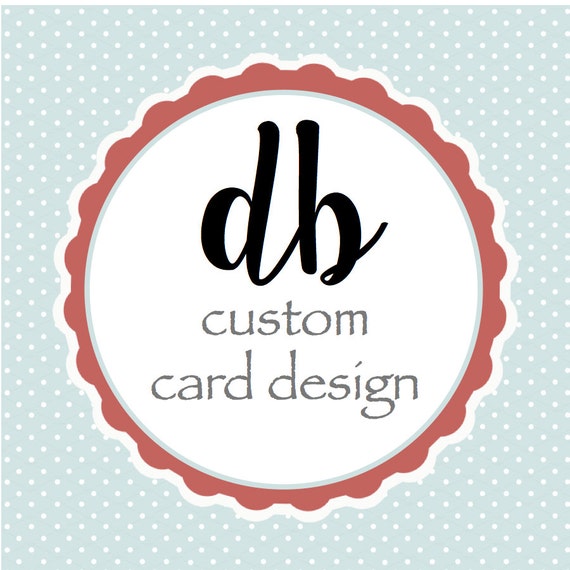 custom card design personalized card quote saying or