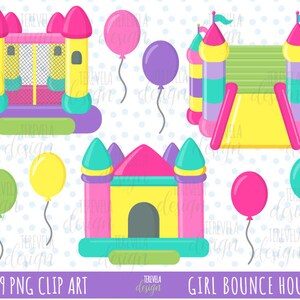 Bounce house clipart | Etsy
