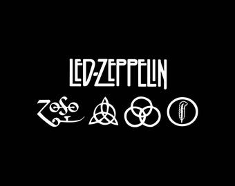 Led zeppelin sticker | Etsy