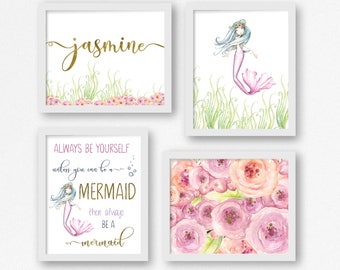 Mermaid nursery | Etsy