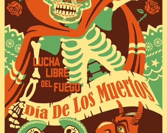 Lucha libre art | Etsy