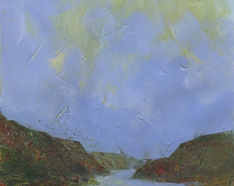 Landscape paintings with a semi-abstract touch by PaulBaileyArt