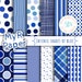 Blue Digital Paper: Intense Shades of Blue