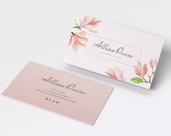 Girly business card | Etsy