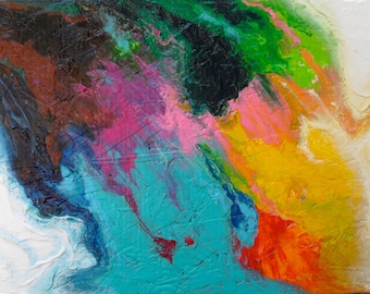 Multicolor painting | Etsy