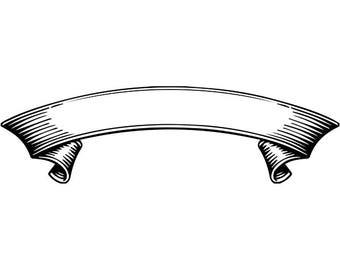 Scroll logo design | Etsy