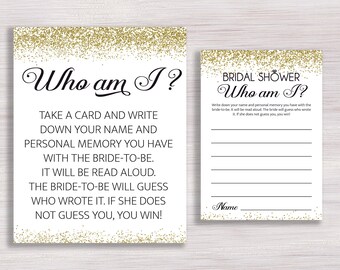 Bridal memory game | Etsy