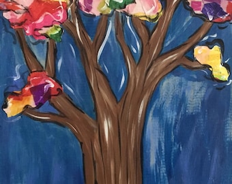 Tuck Everlasting Library Cart Art Print of my painting of