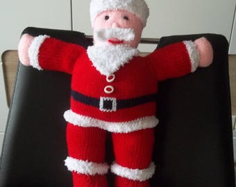 Santa Claus toy doll knitting pattern