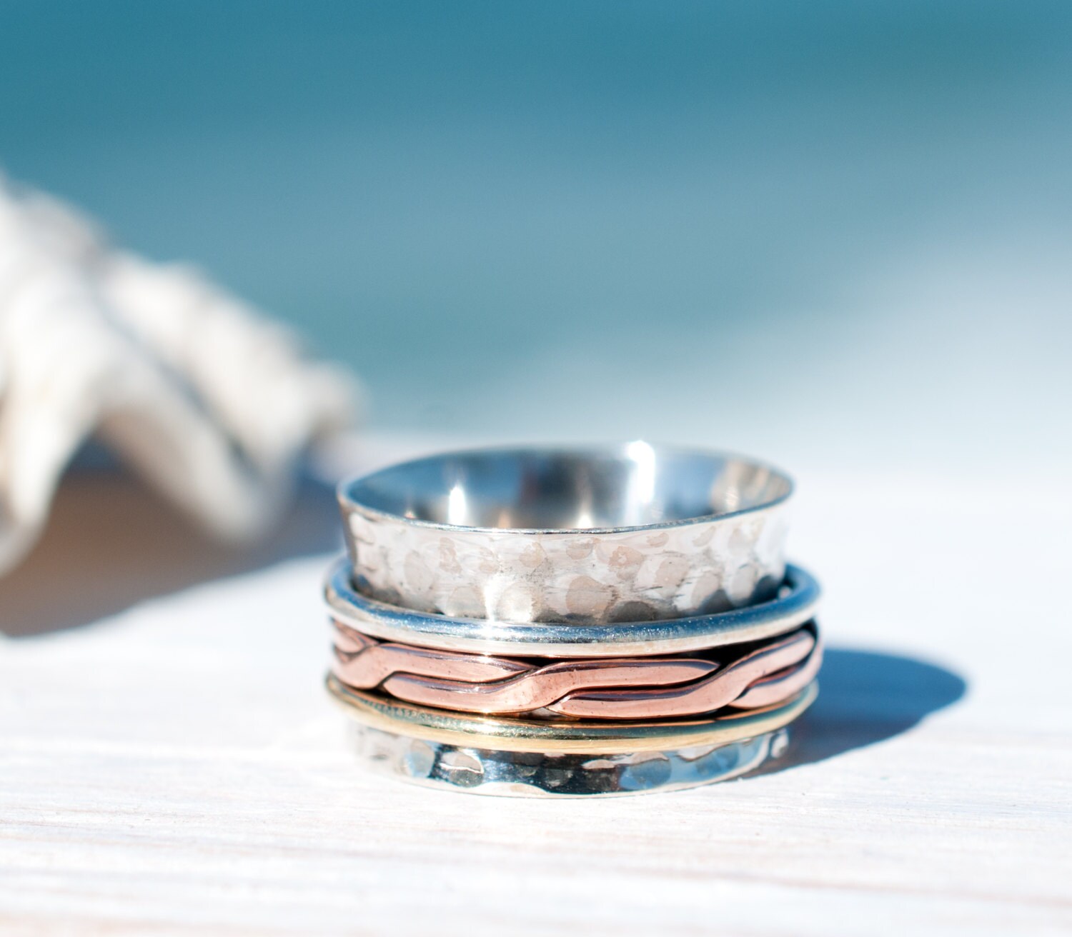 Spinner Ring Spinning Spin Meditation Yoga Anxiety