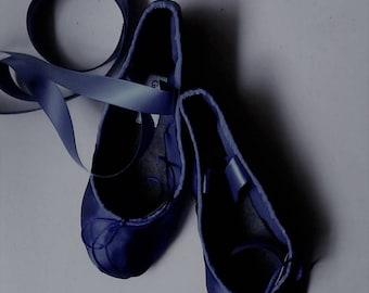 Blue ballet flats | Etsy