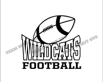 Wildcat football svg | Etsy