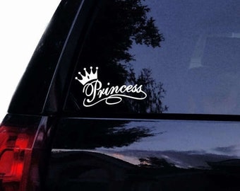 Princess car decal | Etsy