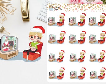 Cute little SPA Girls Blonde Black hair Clip Art Set