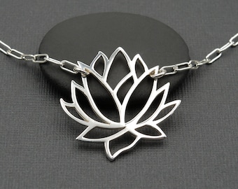 Lotus jewelry | Etsy