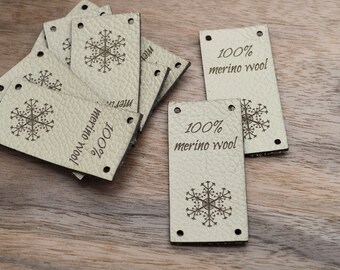 Leather label | Etsy