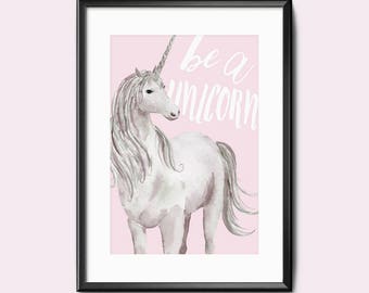 Unicorn wall art | Etsy