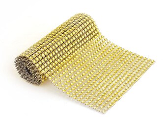 Gold rhinestones | Etsy