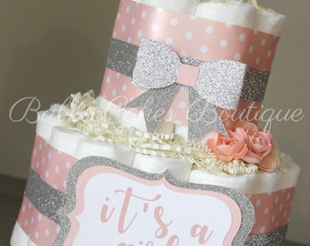 Elegant diaper cakes | Etsy