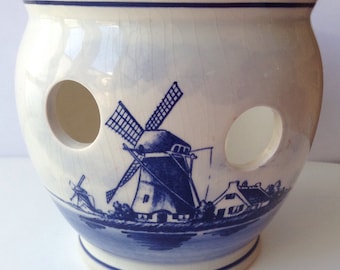 Delft planter | Etsy
