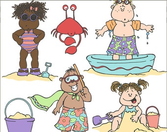 50% OFF SALE 22 Beach Clipart FREE 12 Digital Papers