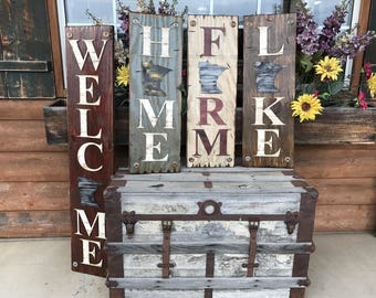 Vertical sign | Etsy