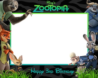 Zootopia banner | Etsy