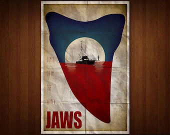 Jaws Poster Print Amity Boat Tours 11x17 Digital Print